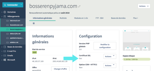 Tutoriel : Passer son site WordPress en HTTPS avec OVH • Bosser en pyjama