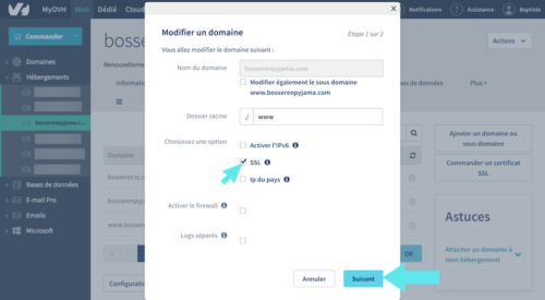 Tutoriel : Passer son site WordPress en HTTPS avec OVH • Bosser en pyjama
